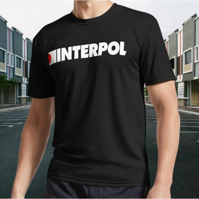 Interpol band Logo Active T-Shirt Funny Size S to 5XL - Walmart.com