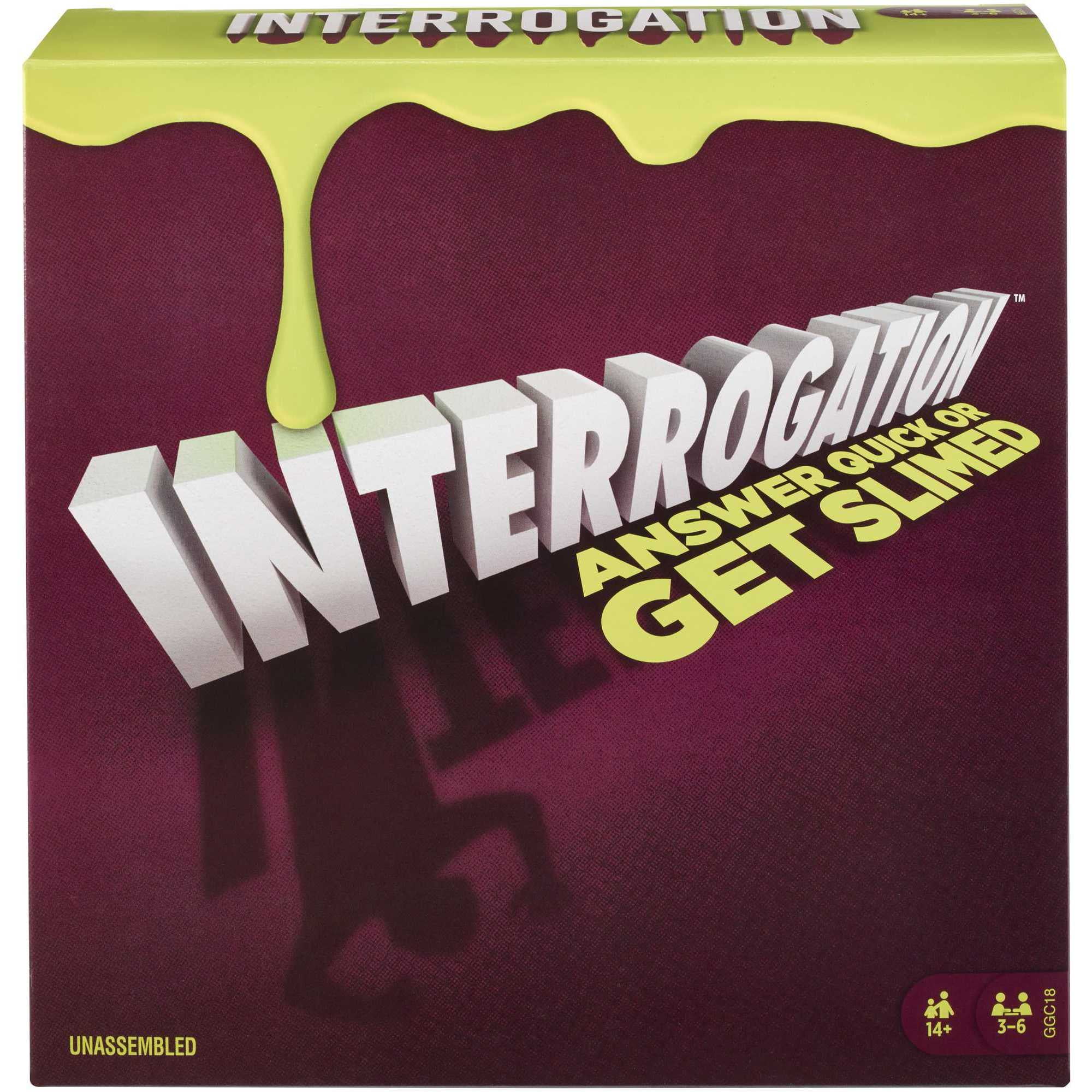 Interrogation Trivia Card Game with Slime Crane for Teens and Adults, 3 ...