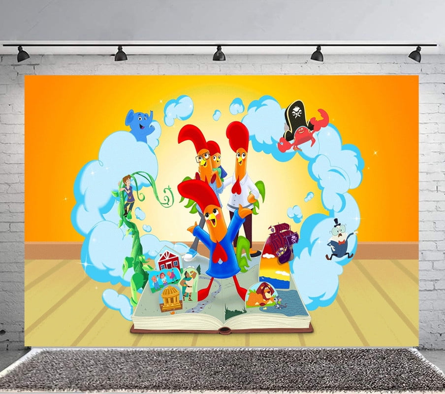 Interrupting Chicken Backdrop Banner Party Supplies Poster Movie Theme ...