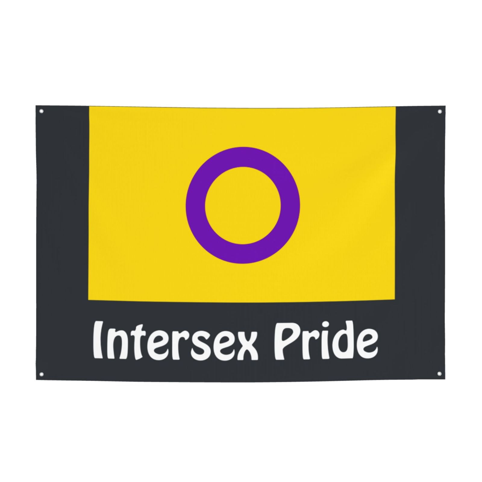 Intersex Pride Flag Festival Banner 47x71 Inches Suitable For ...