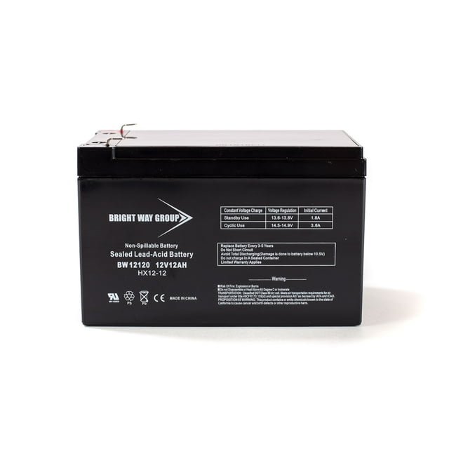 Interstate 12V 12AH Replacement Battery by Bright Way - Walmart.com