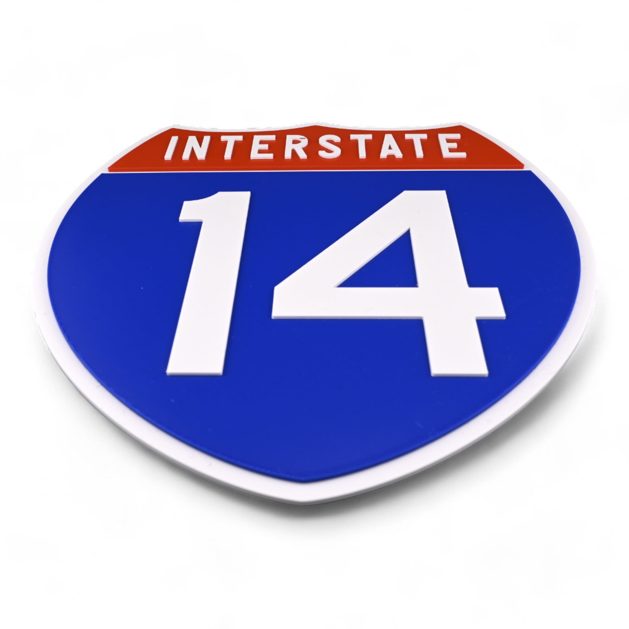Interstate 14 Road Sign Replica, number Personalized Travel Decor, 8.5 ...