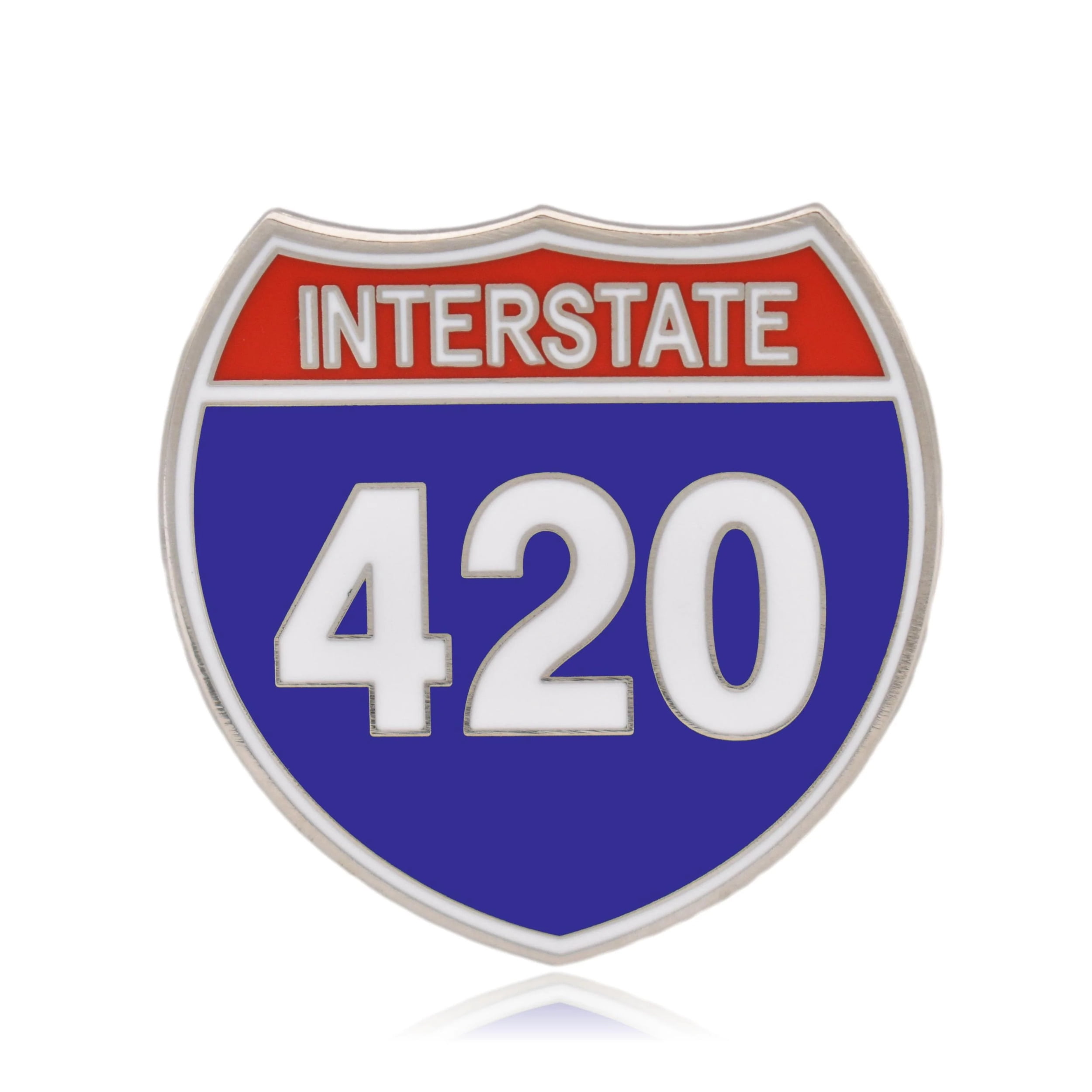Interstate 420 Marijuana Weed THC Hard Enamel Lapel Pin - Walmart.com