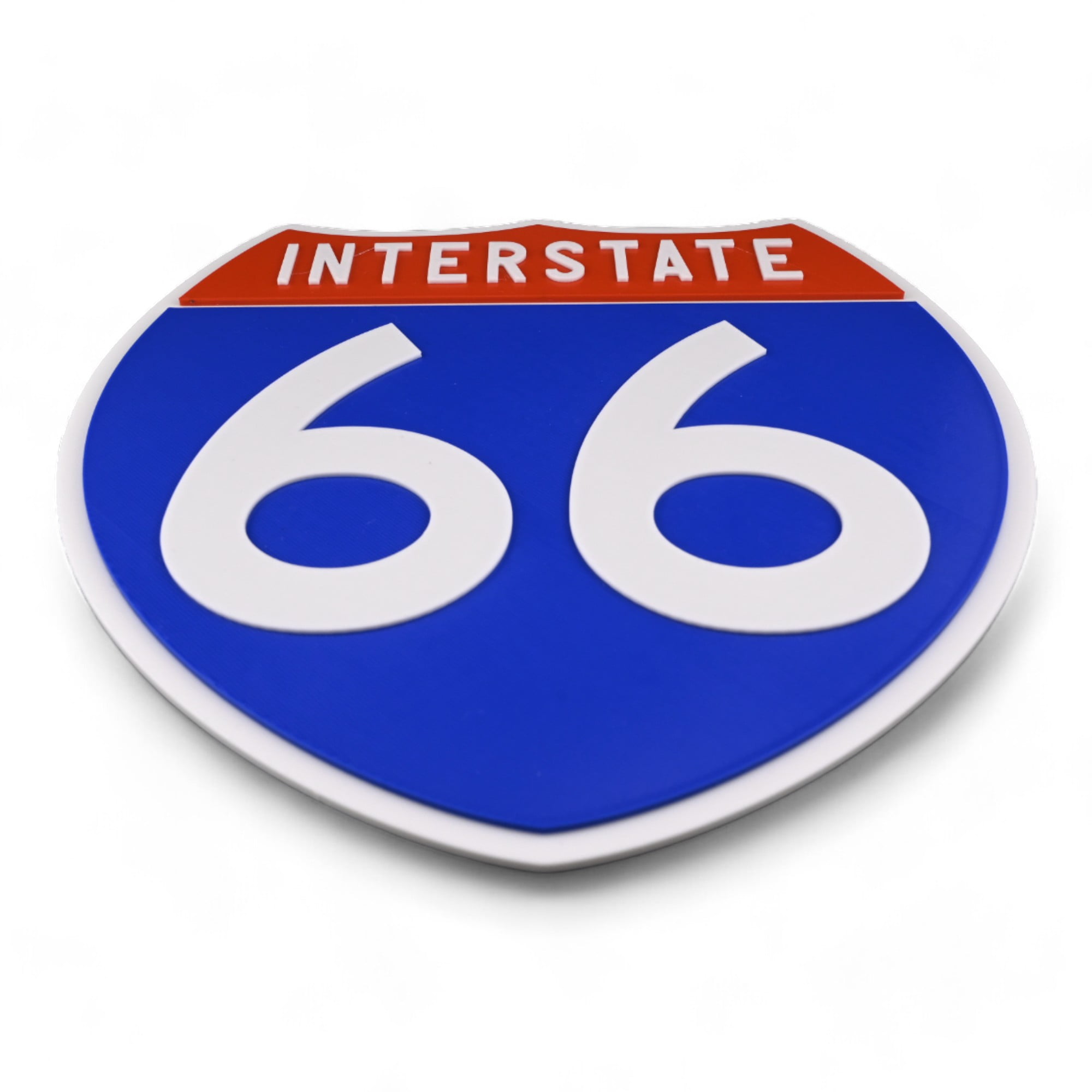 Interstate 66 Road Sign Replica, number Personalized Travel Decor, 8.5 ...
