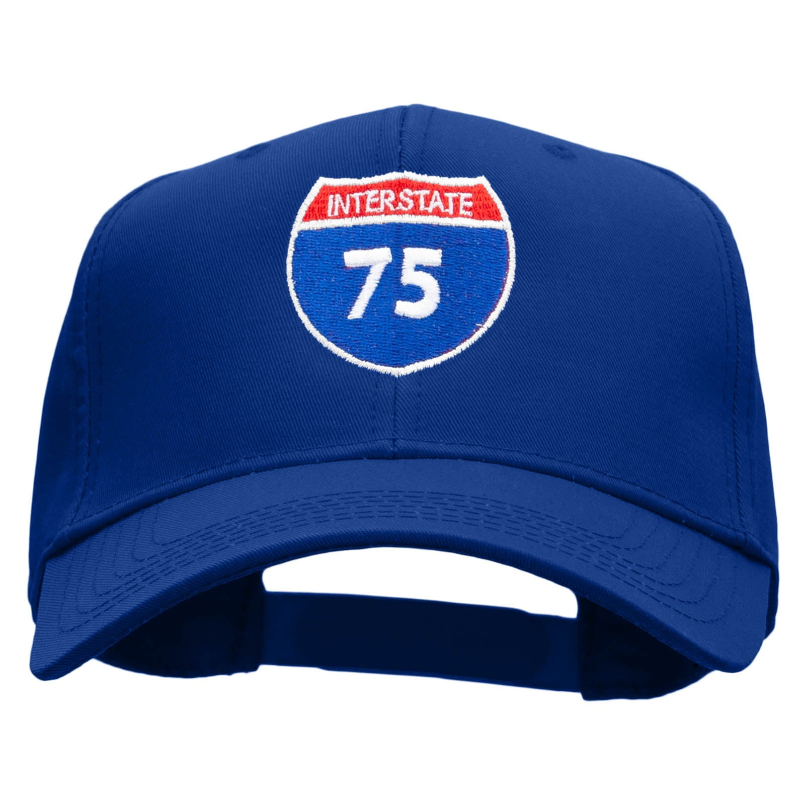 Interstate 75 Solid Cotton Twill Low Profile Snap Cap - Royal OSFM ...