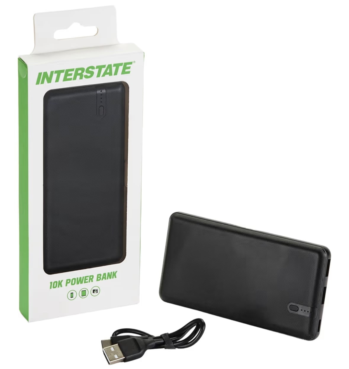 Interstate Batteries 10K Power Bank, 10,000mAh Battery Pack, Compact ...