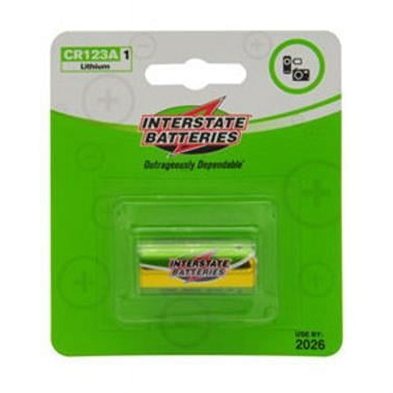 Interstate Batteries 3V 1.55AH CR123A Lithium Battery - Walmart.com