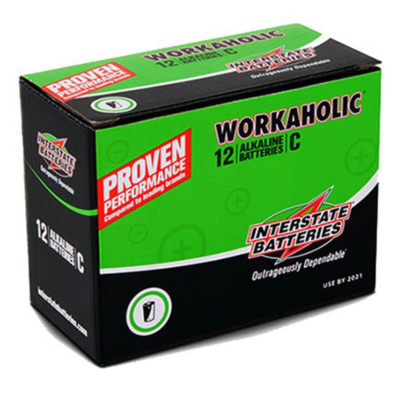 Interstate Batteries DRY0080 Workaholic "C" Alkaline Battery, 12-Pack ...