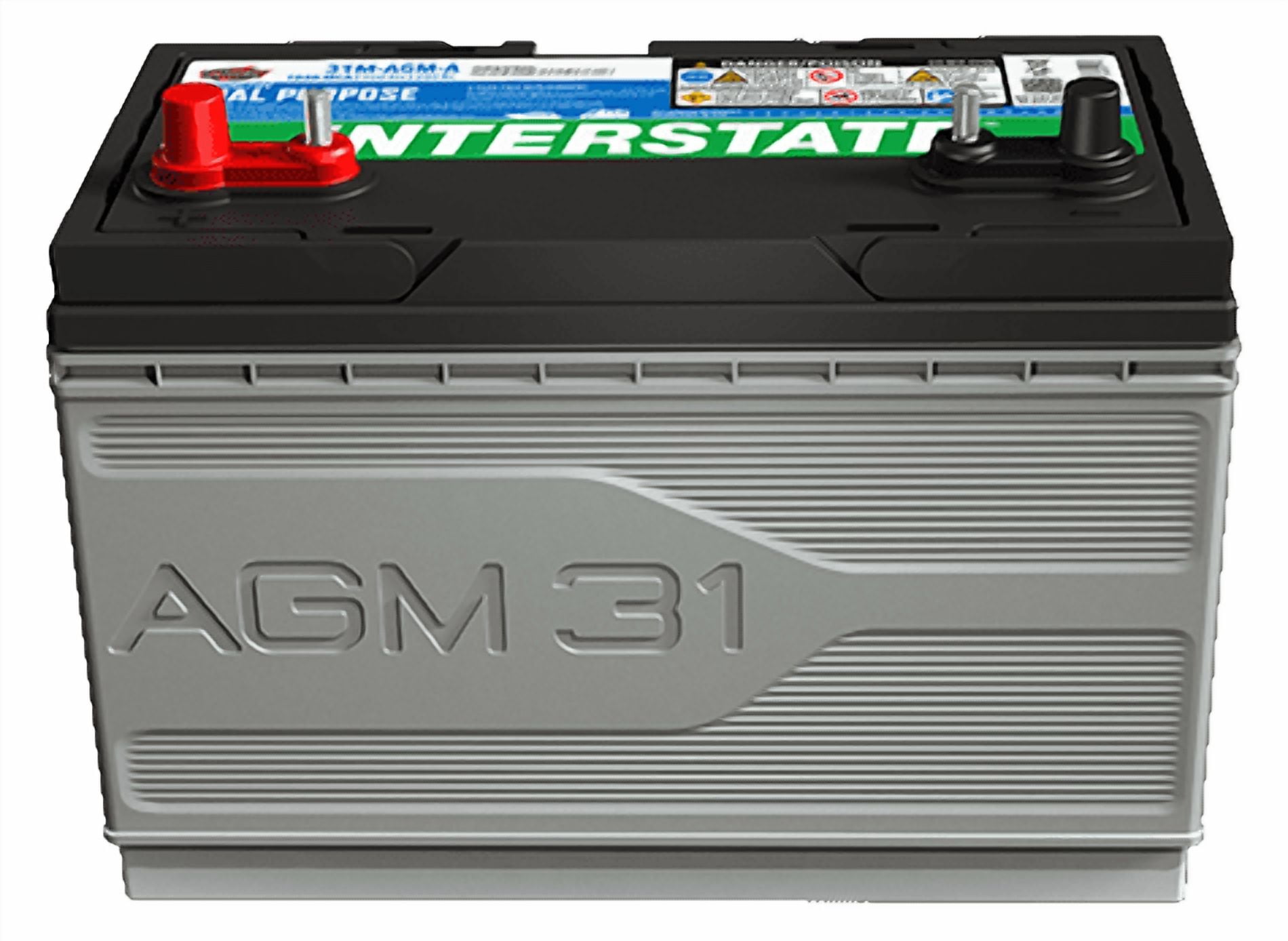 Interstate Batteries, Dual-purpose Absorbed Glass Mat Group 31M-AGM-A ...