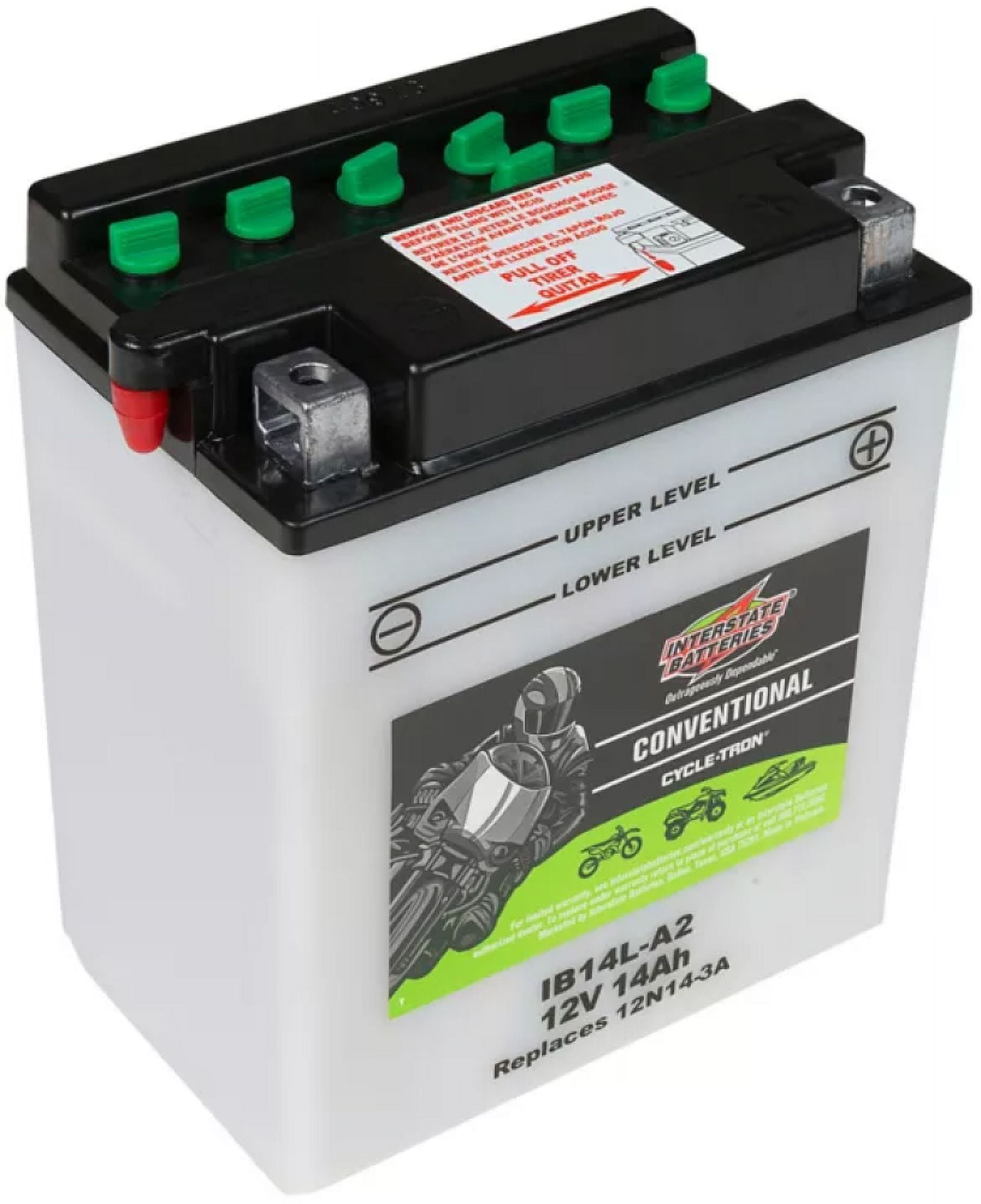 Interstate Batteries IB14L-A2 Powersports Battery - Walmart.com