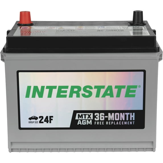 Interstate MTX Series Automotive Battery, Group Size 24F, 12 Volt, 710 ...