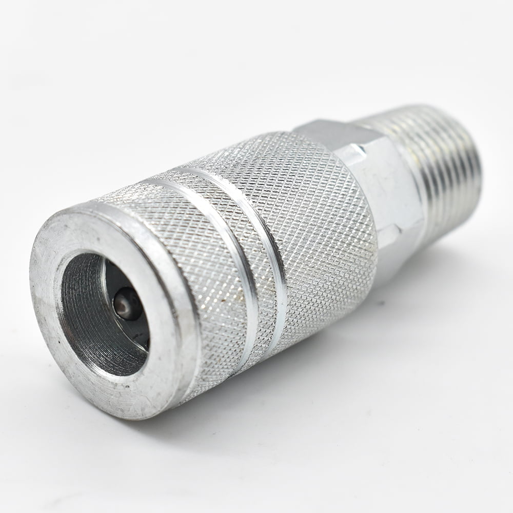 Interstate Pneumatics CH681 3/8 Inch Industrial Steel Coupler x 1/2 ...
