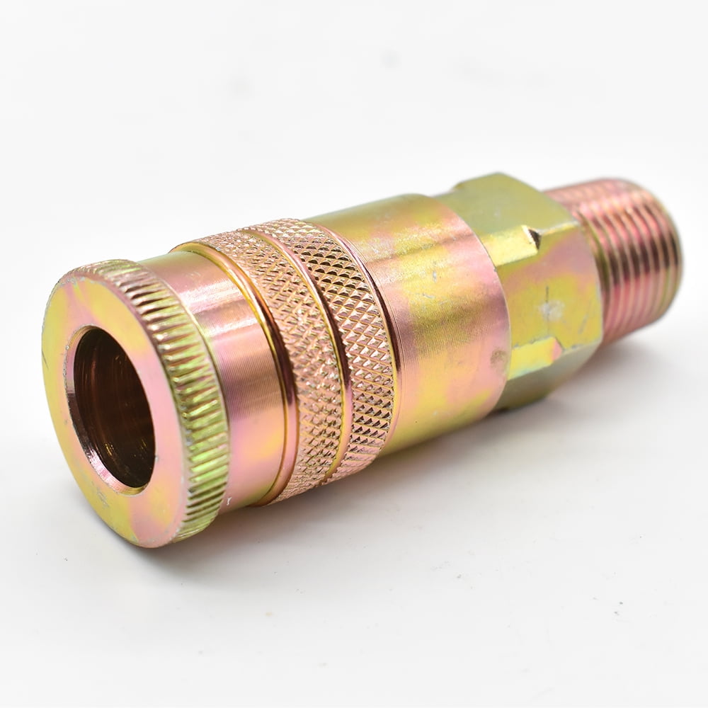 Interstate Pneumatics CH881 1/2 Inch Industrial Steel Coupler x 1/2 ...