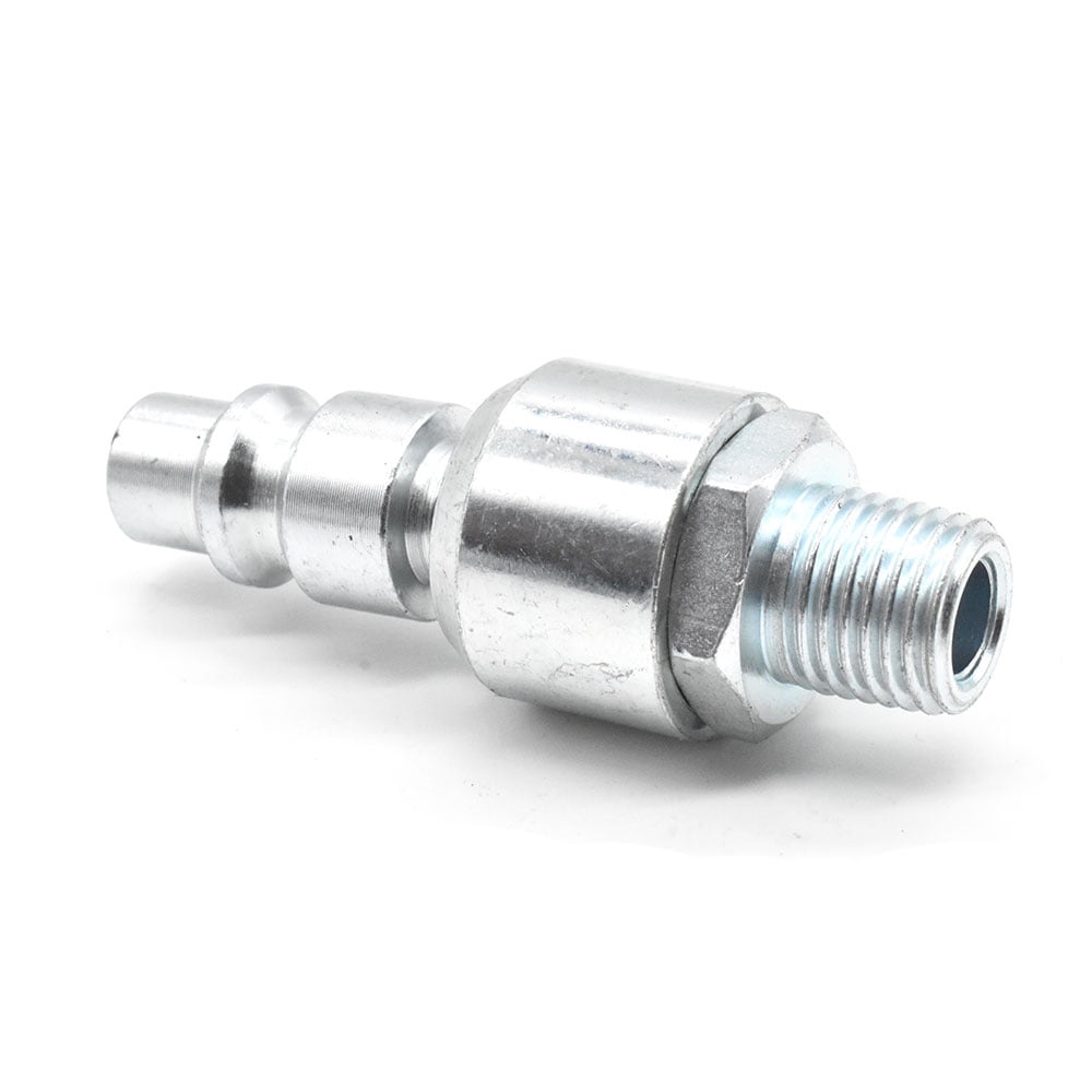 Interstate Pneumatics CPHS641 3/8 Inch Industrial Steel Swivel Plug x 1 ...