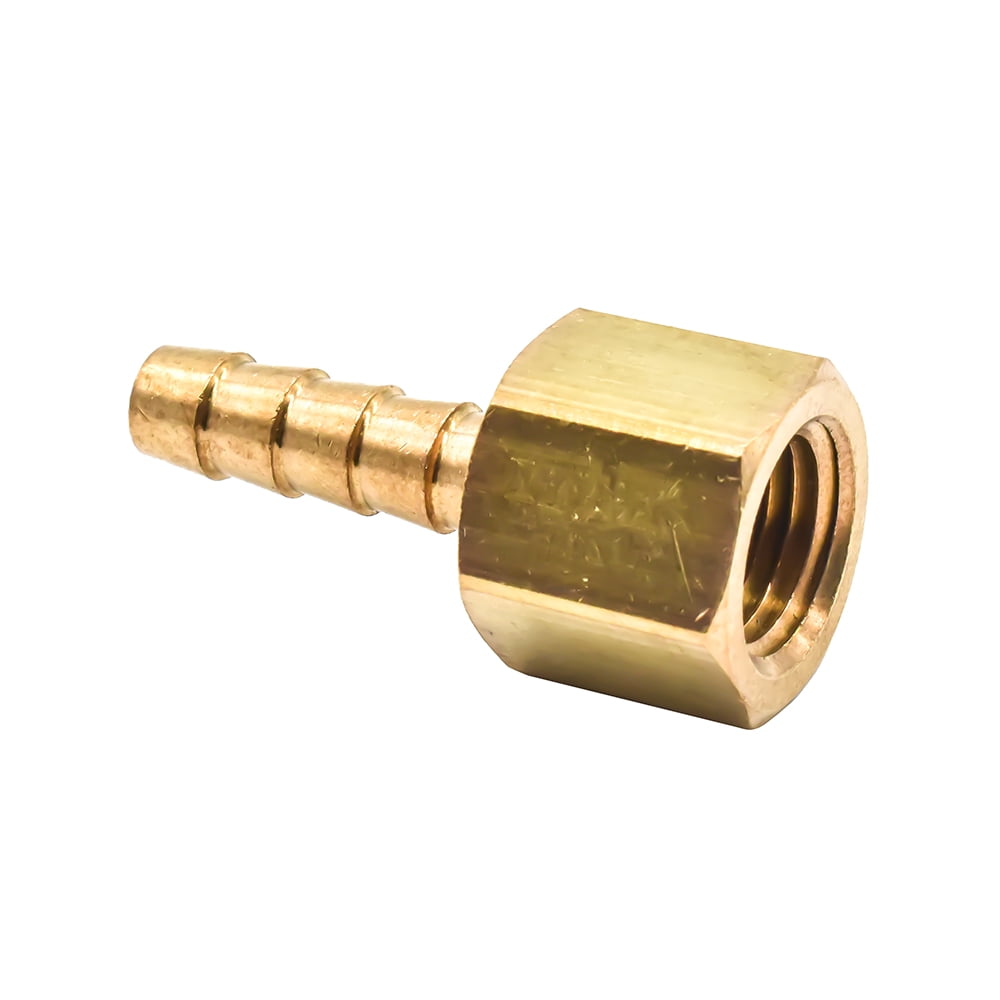 Interstate Pneumatics FF45 Brass Hose Fitting, Connector, 5/16 Inch ...