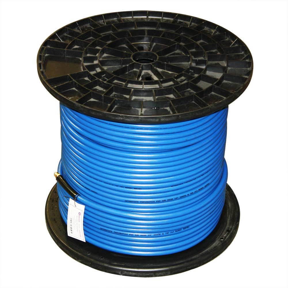Interstate Pneumatics HA06-750E Blue PVC Hose 3/8 Inch 750 feet 300 PSI ...