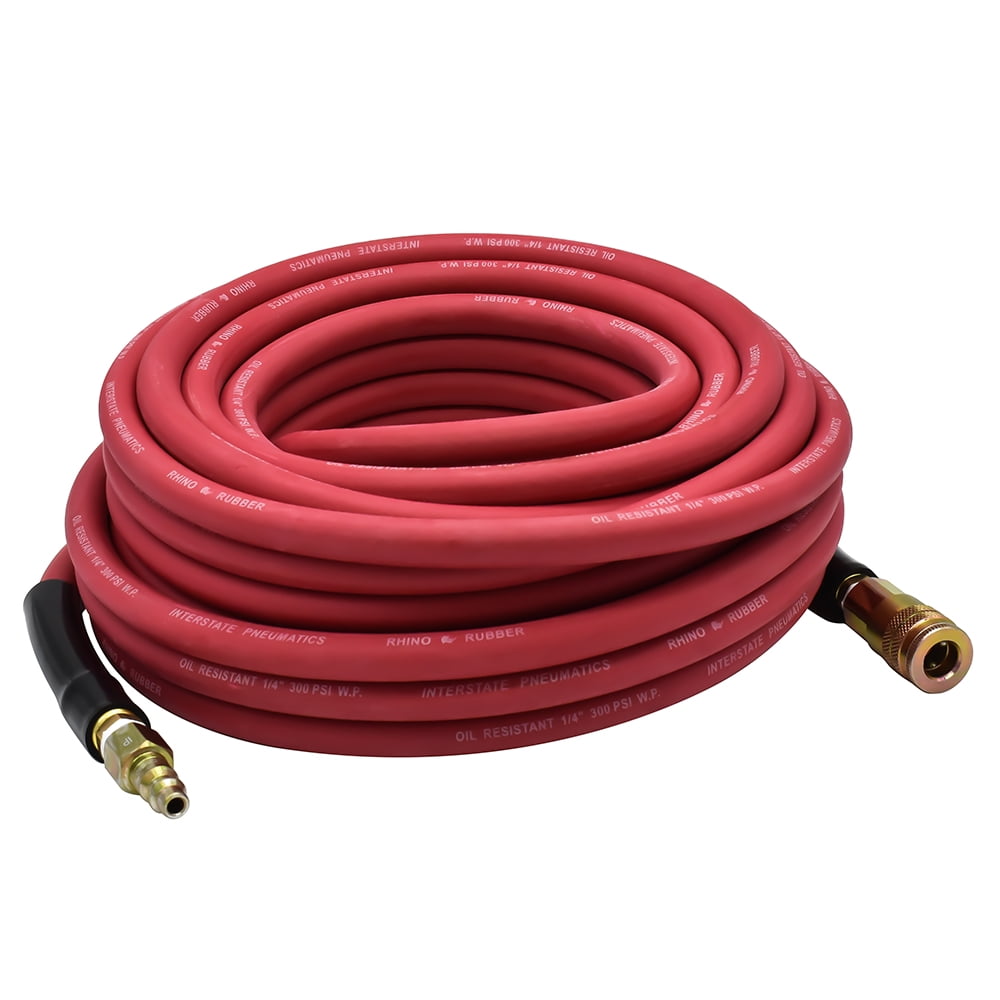 Interstate Pneumatics HA46-050H46 3/8 Inch 50 ft Red Rubber Hose with ...