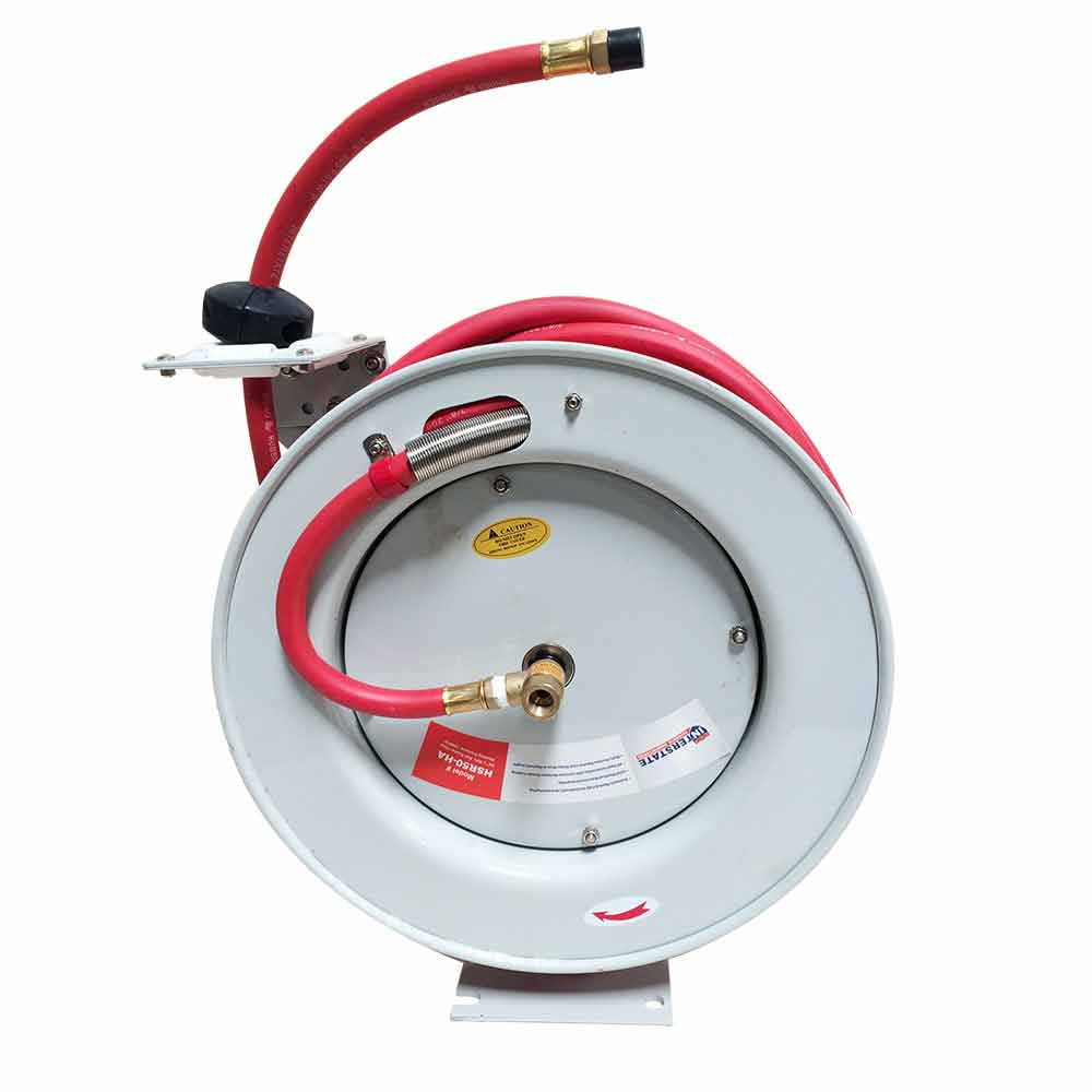 Interstate Pneumatics HSR90-86 Professional Grade Retractable Hose Reel ...