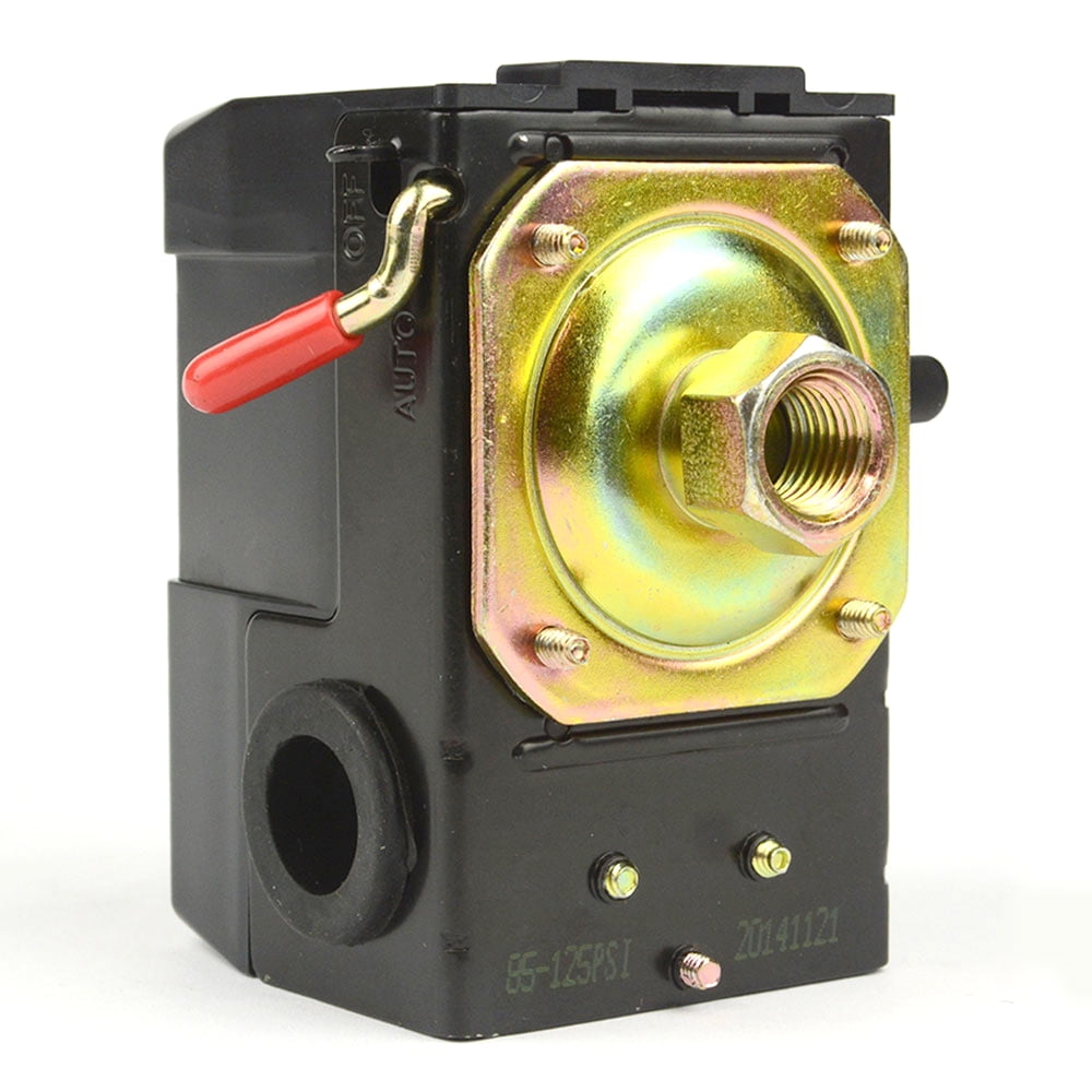Interstate Pneumatics LF10-1H Pressure Switch - 1/4 inch Female NPT Single Port - Bend/Lever ...