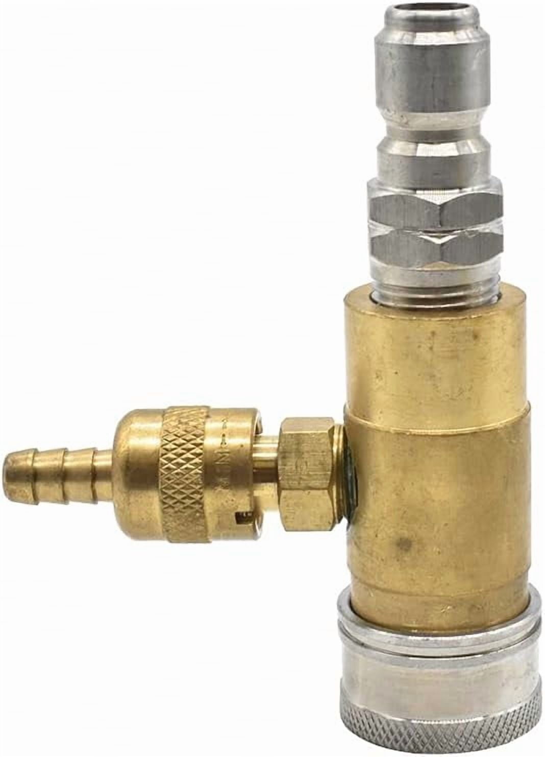 Interstate Pneumatics PW7161 Adjustable Soap Injector, 3/8 Inch Plug x ...