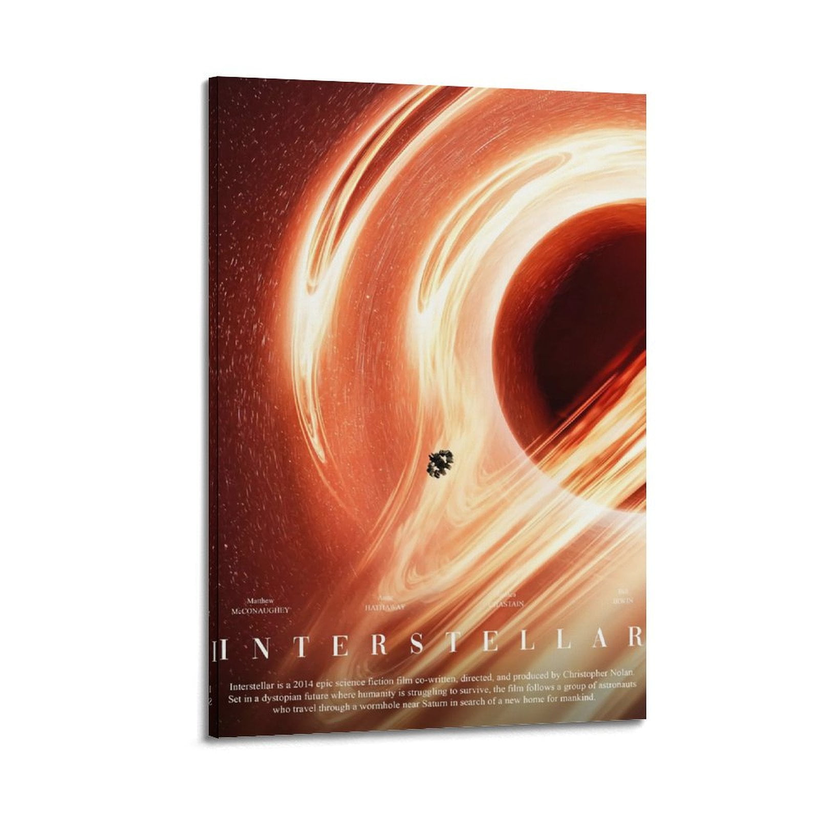Interstellar 1 Poster Wall Art Canvas Aesthetic Music And Movies Decorative Painting for Living ...