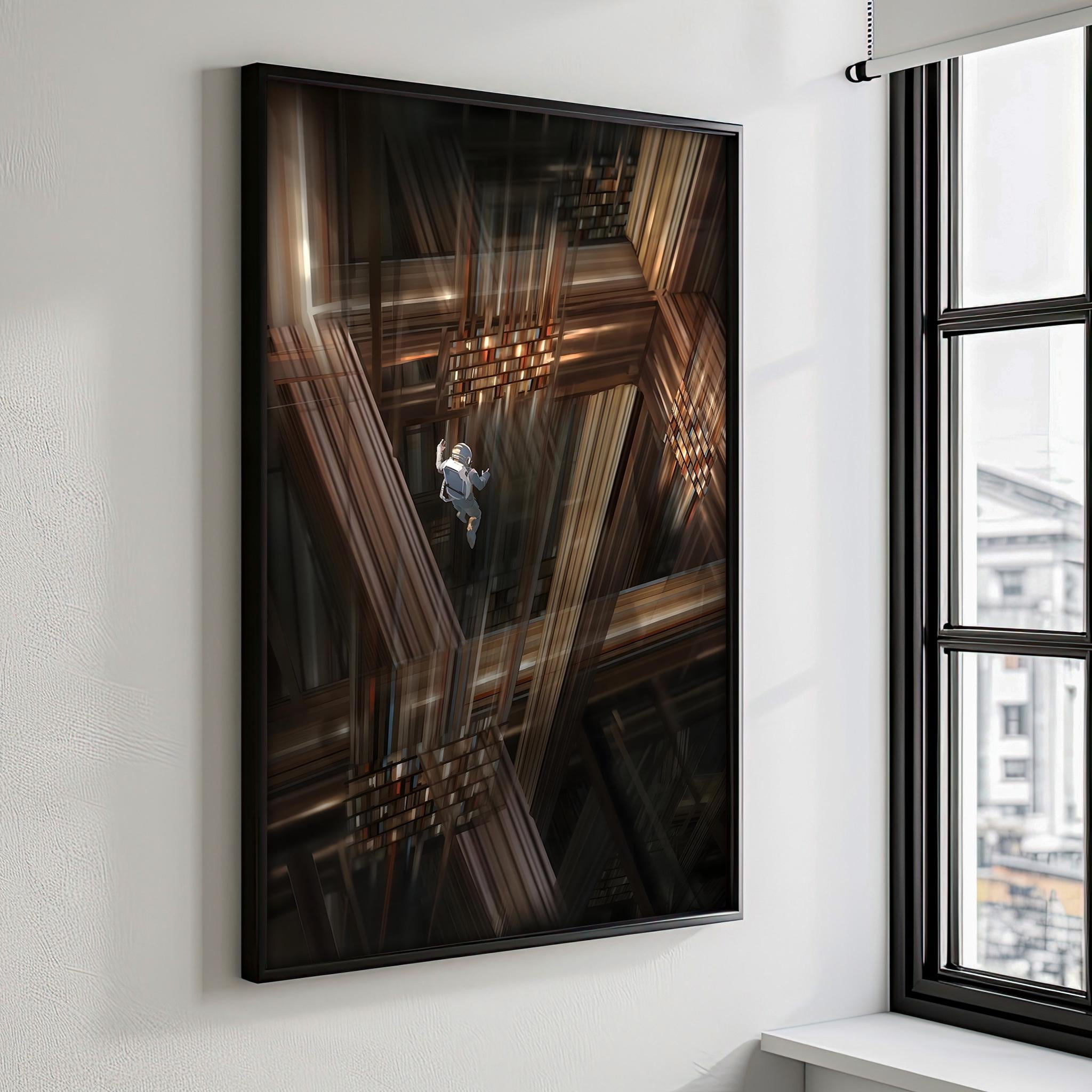 Interstellar Canvas Painting, Space Wall Art, Modern Home Decor, Famous ...