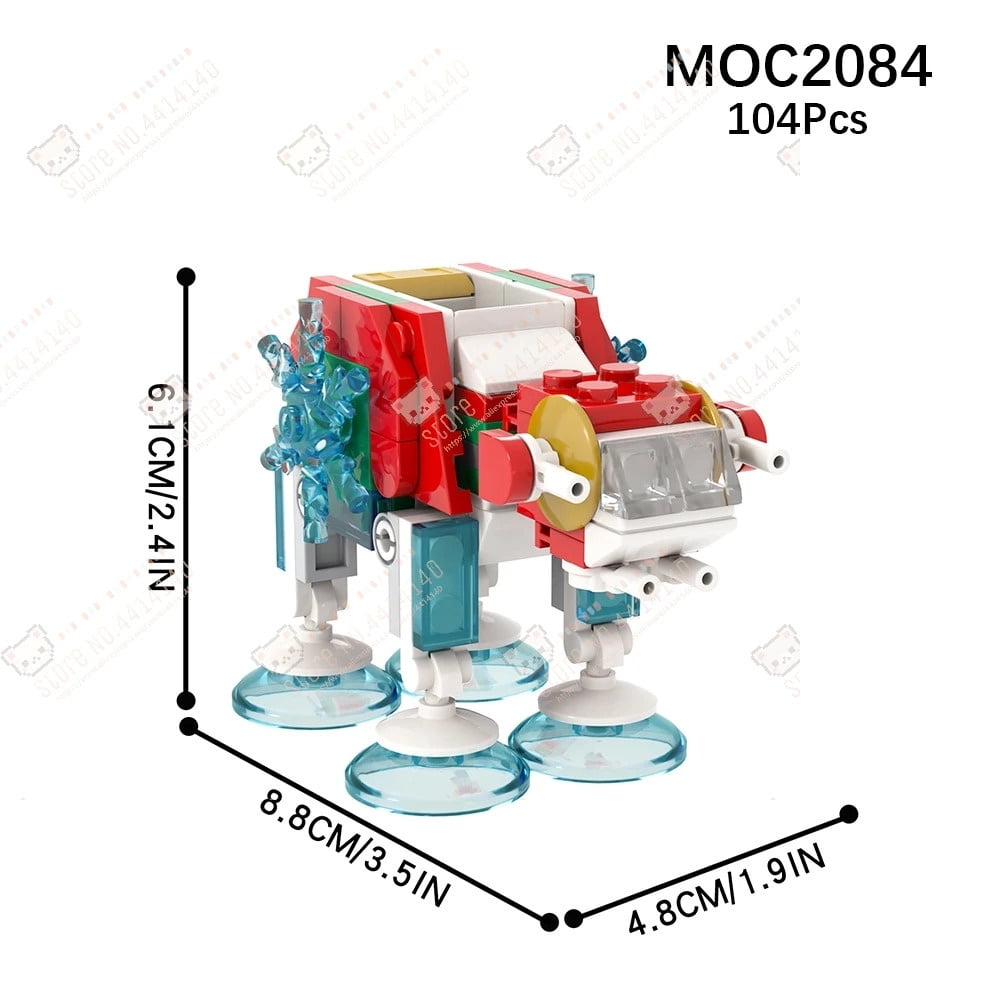 Interstellar Movie Droids MOC Building Blocks DIY Sci-Fi Spider ...