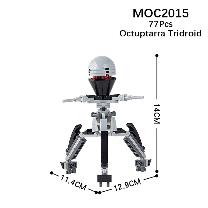 MOC Alien Droid Robot Space War Animal Sci-Fi Movie Figure Building ...