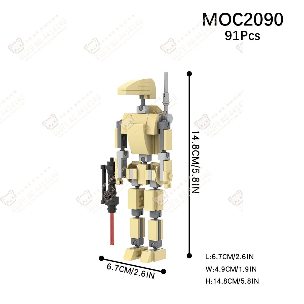 Interstellar Movie Droids MOC Building Blocks DIY Sci-Fi Spider ...