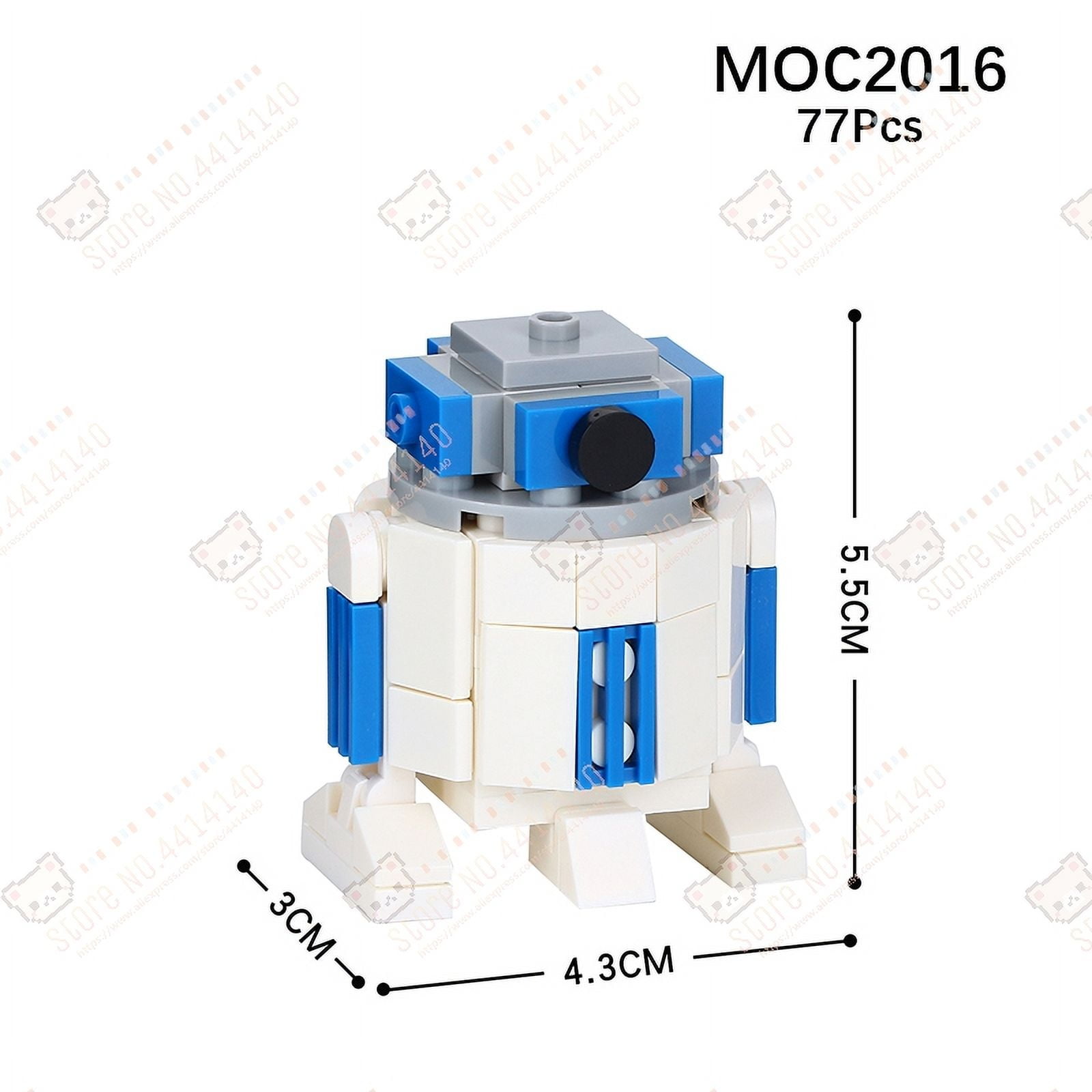 Interstellar Movie Droids MOC Building Blocks DIY Sci-Fi Spider ...