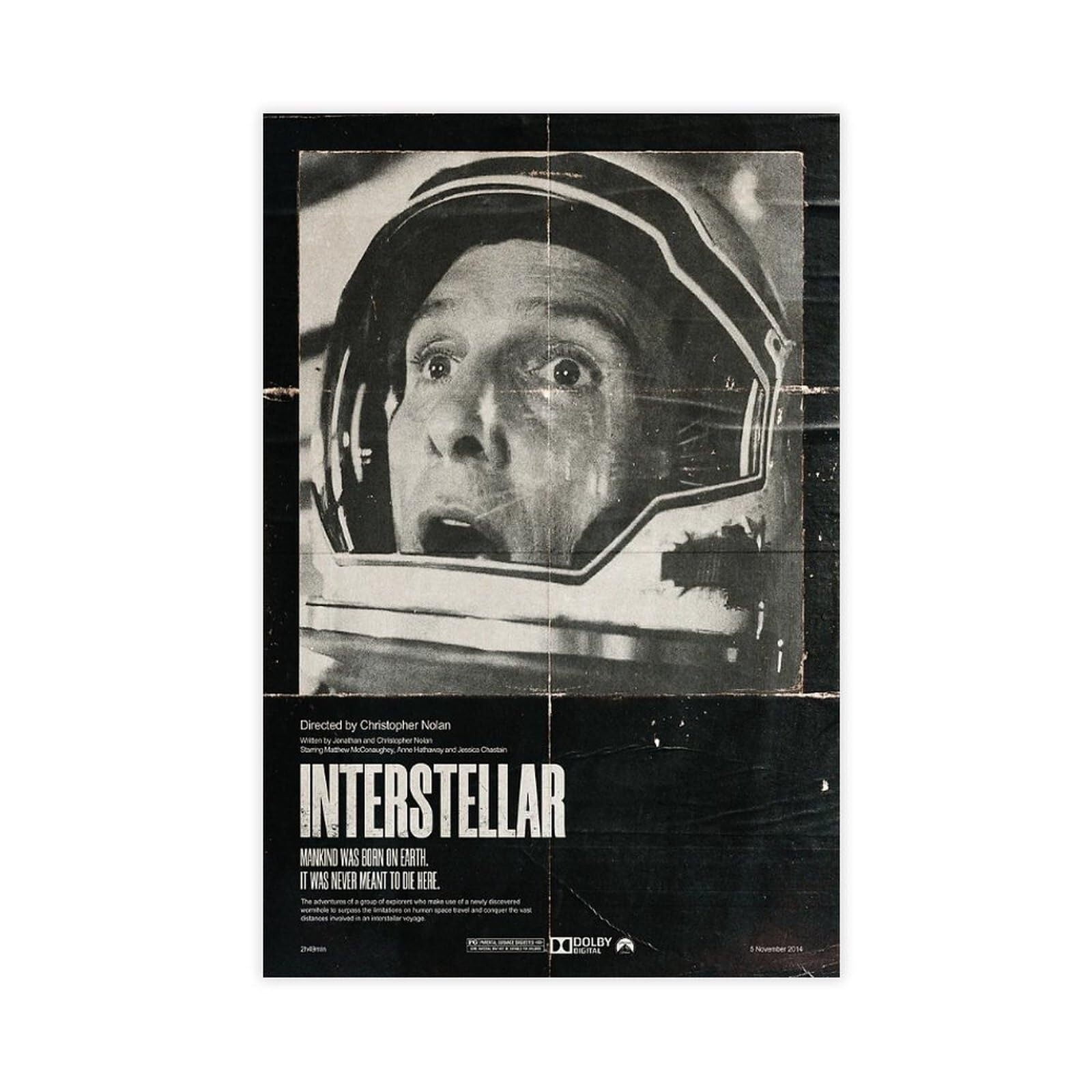 Interstellar Movie Poster (4) Canvas Poster Bedroom Decor Landscape ...