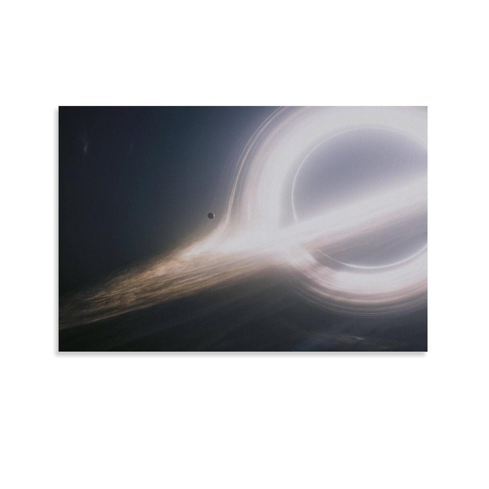 Interstellar Movie Poster Black Hole Canvas Wall Art Posters For Room ...