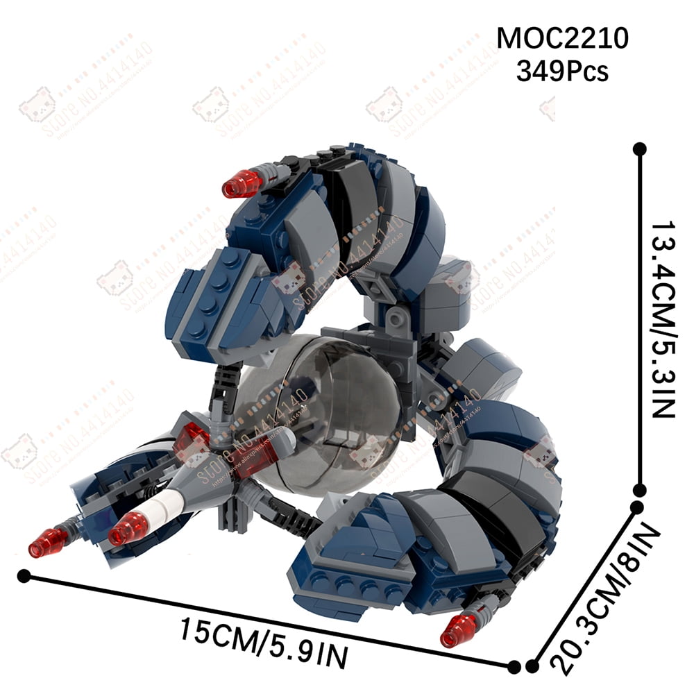 Interstellar Movie Starfighters MOC Building Blocks DIY Sci-Fi Action ...