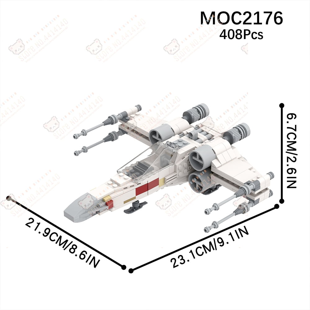 Interstellar Movie Starfighters MOC Building Blocks DIY Sci-Fi Action ...