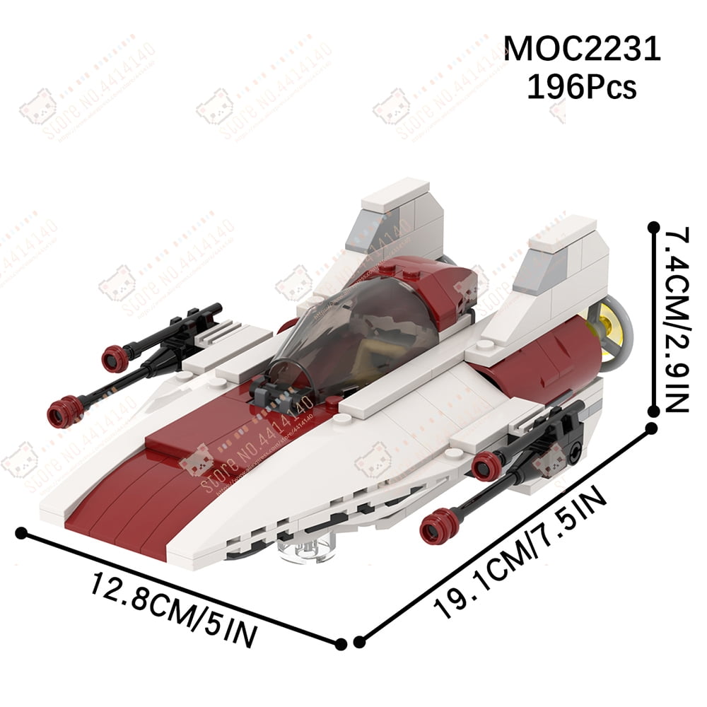 Interstellar Movie Starfighters MOC Building Blocks DIY Sci-Fi Action ...