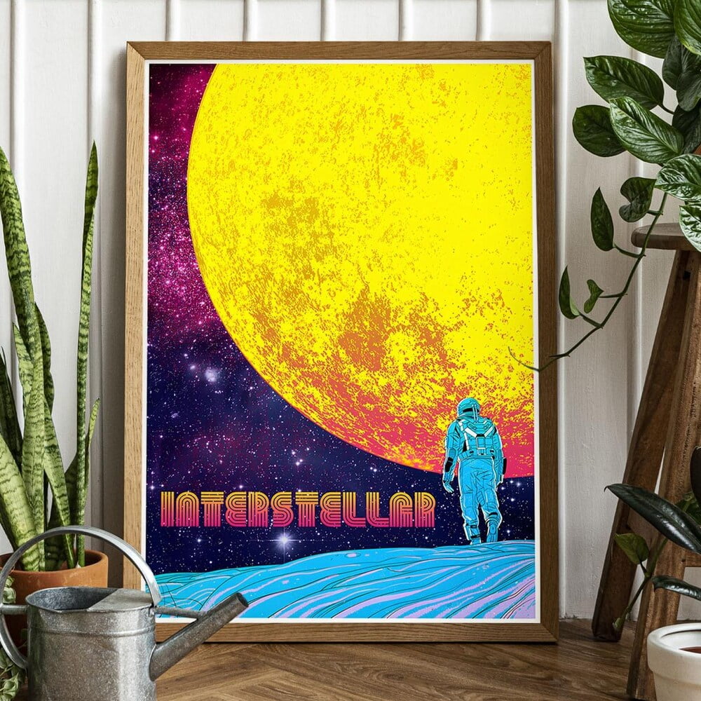 Interstellar Poster, Classic Movie Poster, Christopher Nolan, Space ...