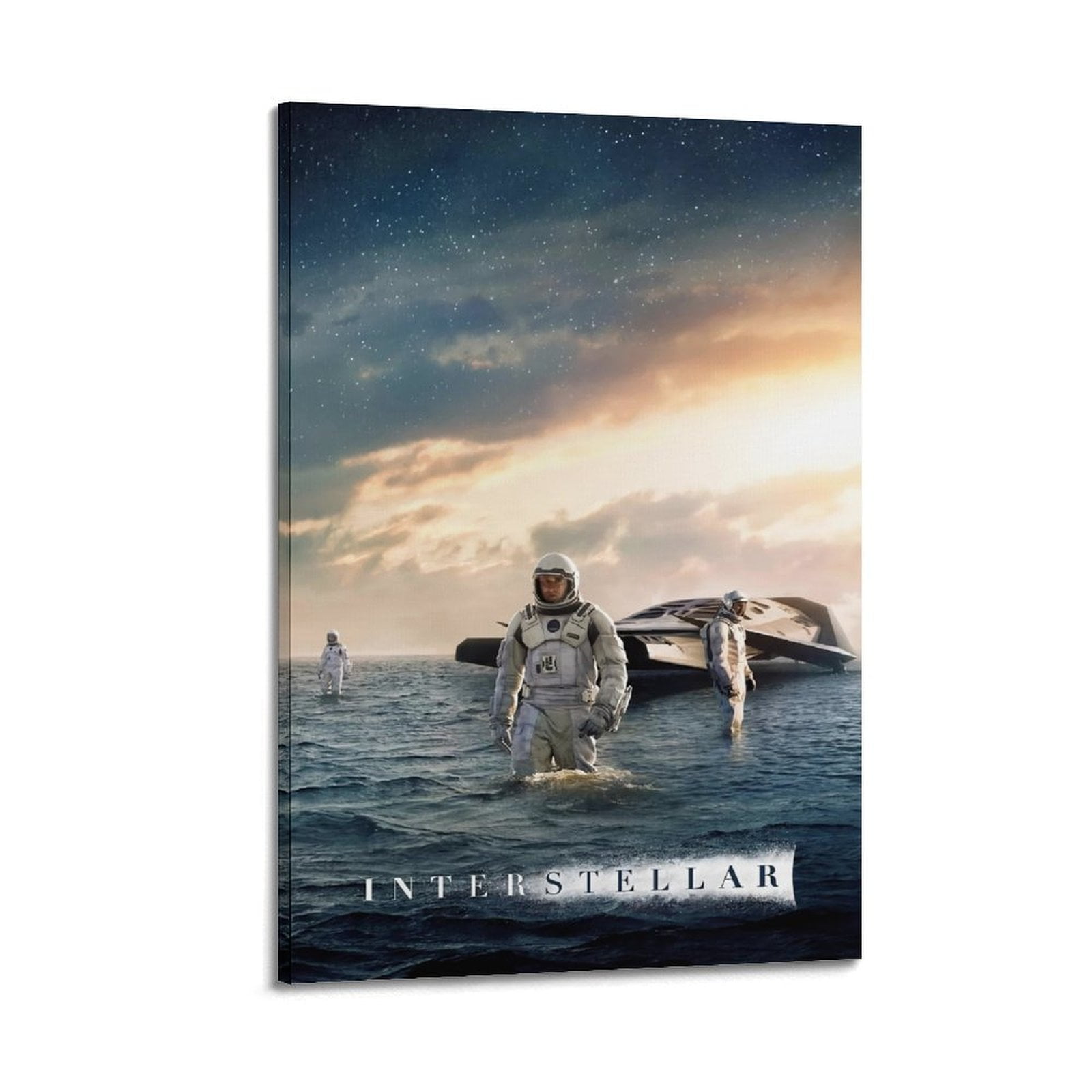 Interstellar Poster Wall Art Canvas Aesthetic Music And Movies ...