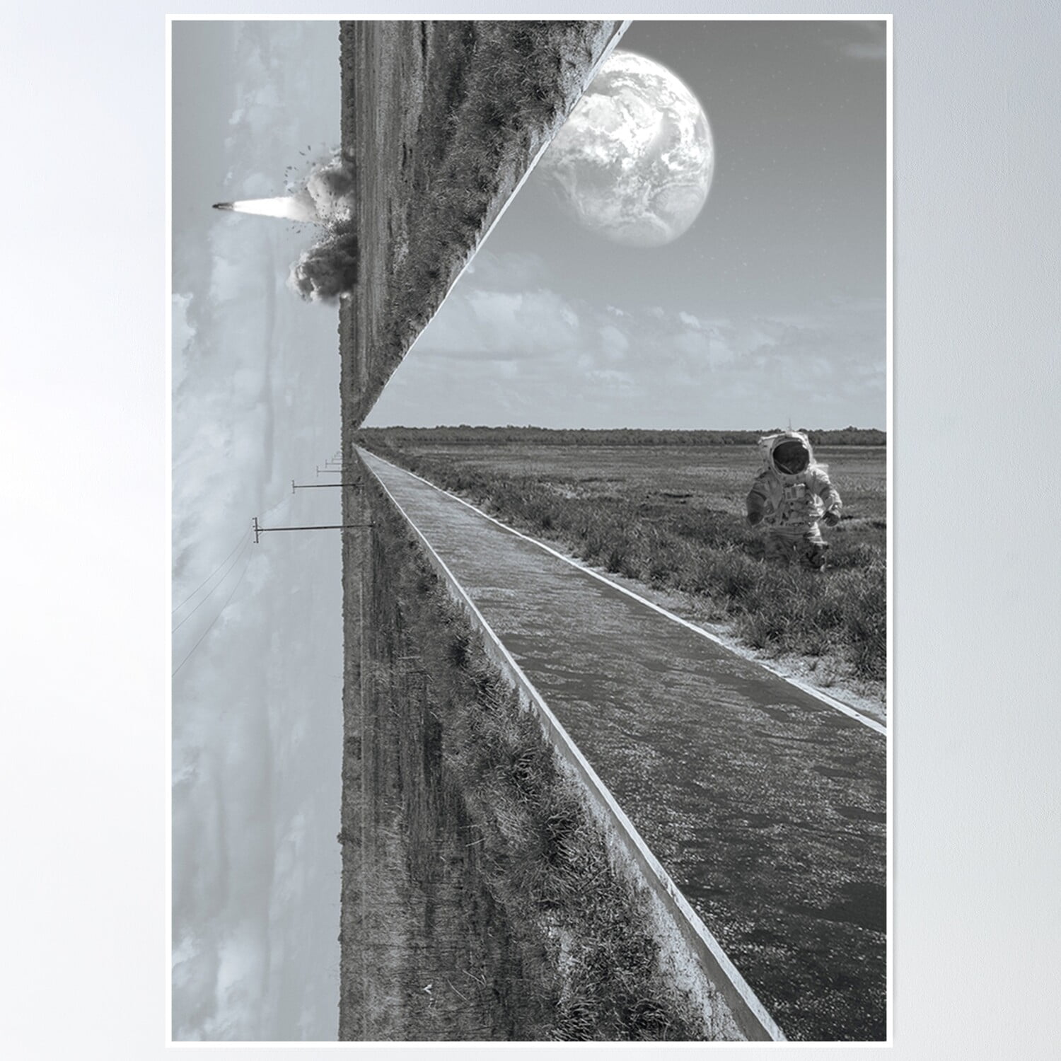 Interstellar Poster Wall Art, Modern Wall Decor, 8x12 UNFRAMED ...