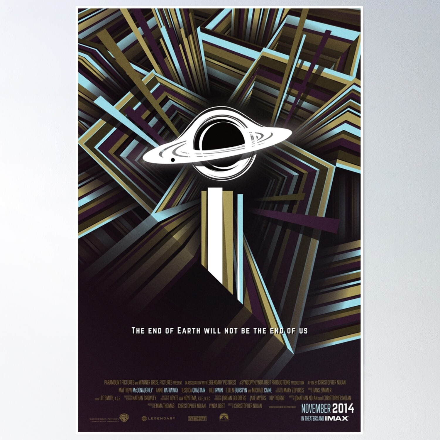 Interstellar Poster Wall Art, Modern Wall Decor, 8x12 UNFRAMED ...