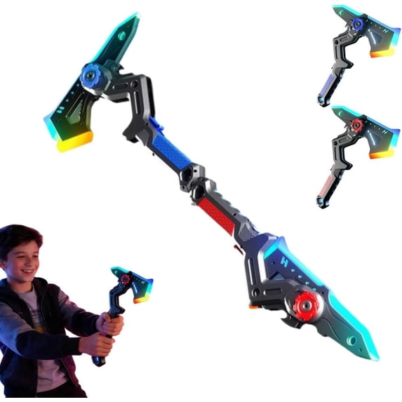 Interstellar Spark Battle Blade Dual Mode LED Light Blade, Battle Axe ...