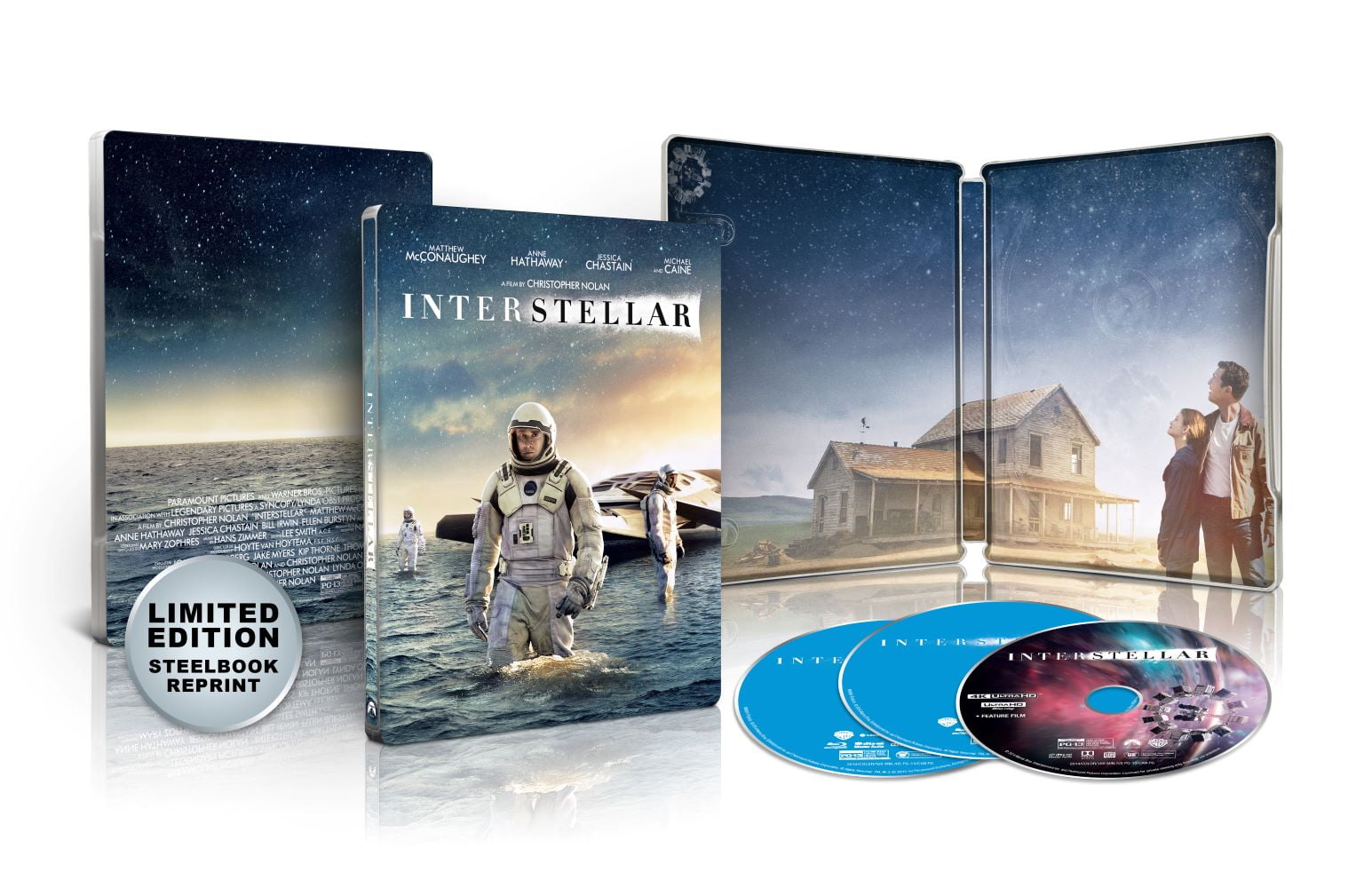 Interstellar (Steelbook) (Walmart Exclusive) (4K Ultra HD + Blu-ray ...