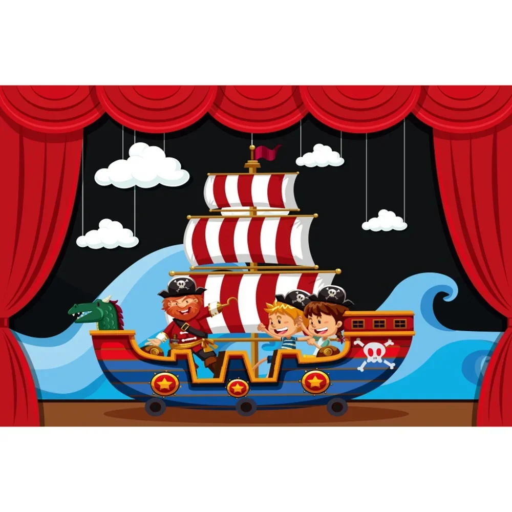 Interstellar Travel Birthday Backdrop Photography 3D Cartoon Astronaut ...