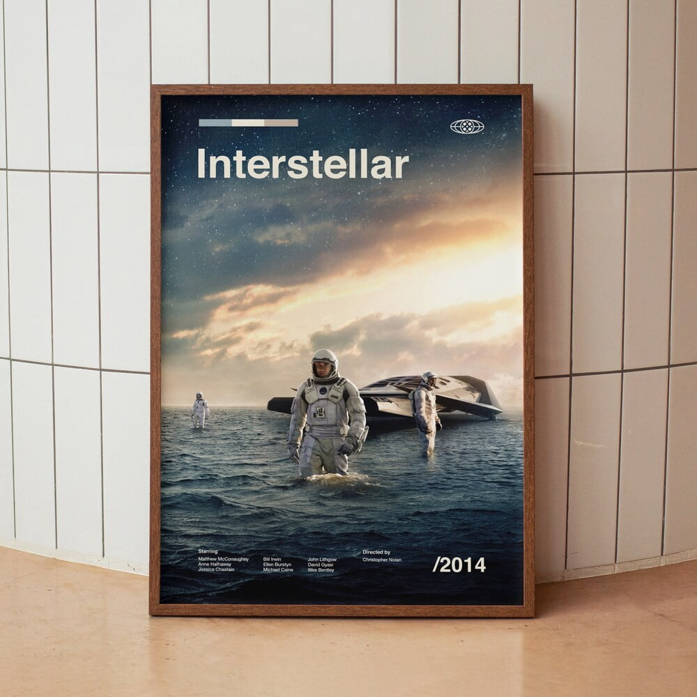 Interstellar Wall Art Print Matthew McConaughey Anne Hathaway ...