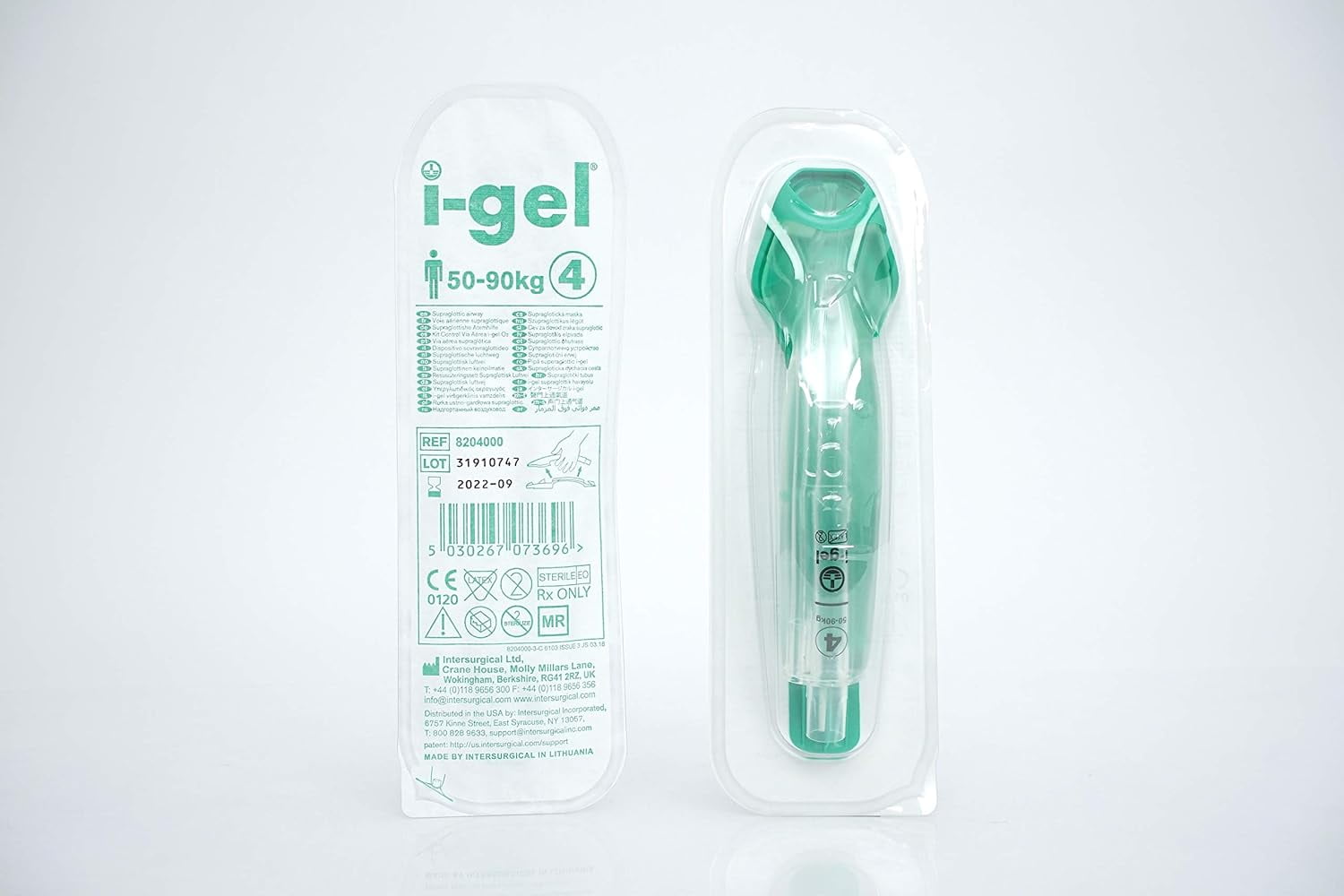 Intersurgical 8204000 i-gel Supraglottic Airway Size 4 (Each) - Walmart.com