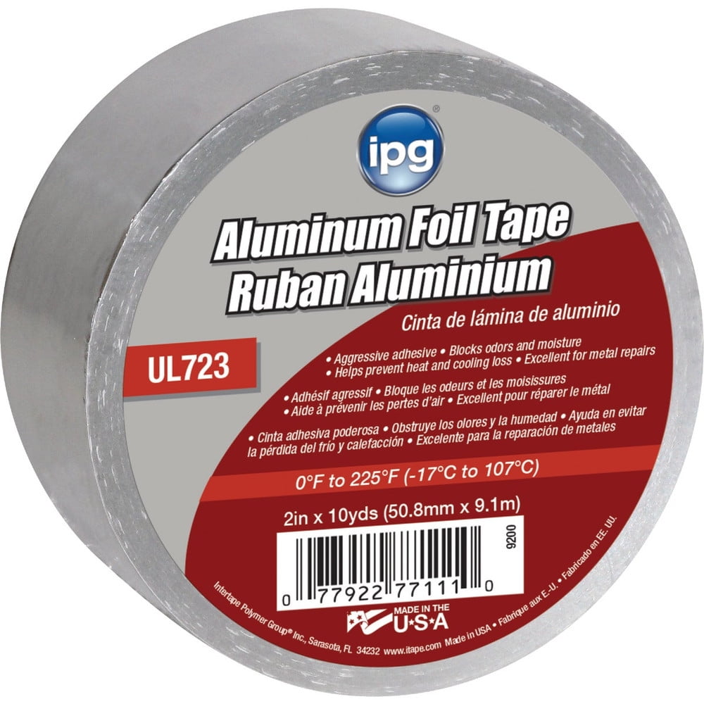 Intertape 2 In. x 10 Yd. UL723 Aluminum Foil Tape 9200 9200 402843 ...