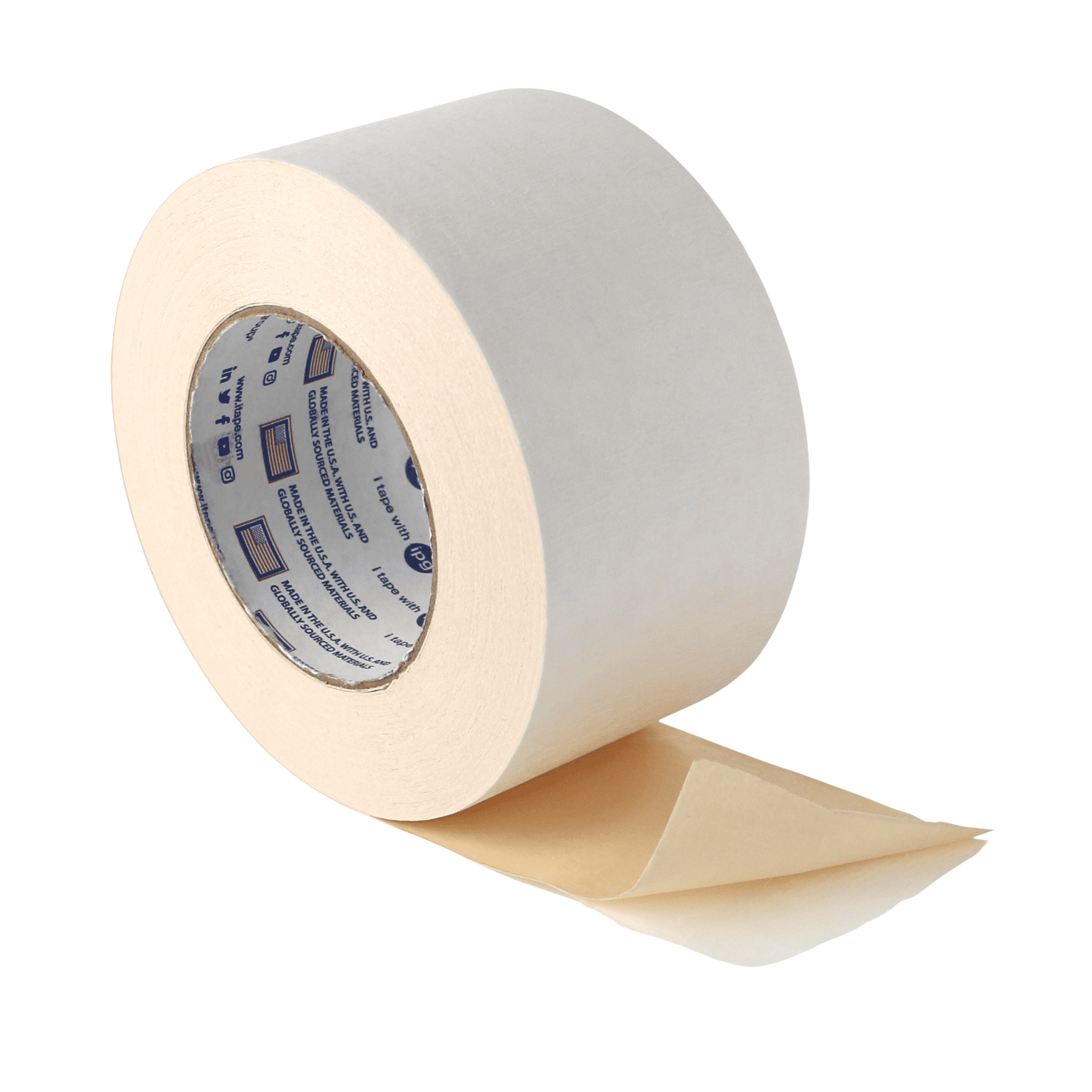 Intertape 591 Double Sided Flatback Paper Tape: 3 in x 36 yds. (Beige ...