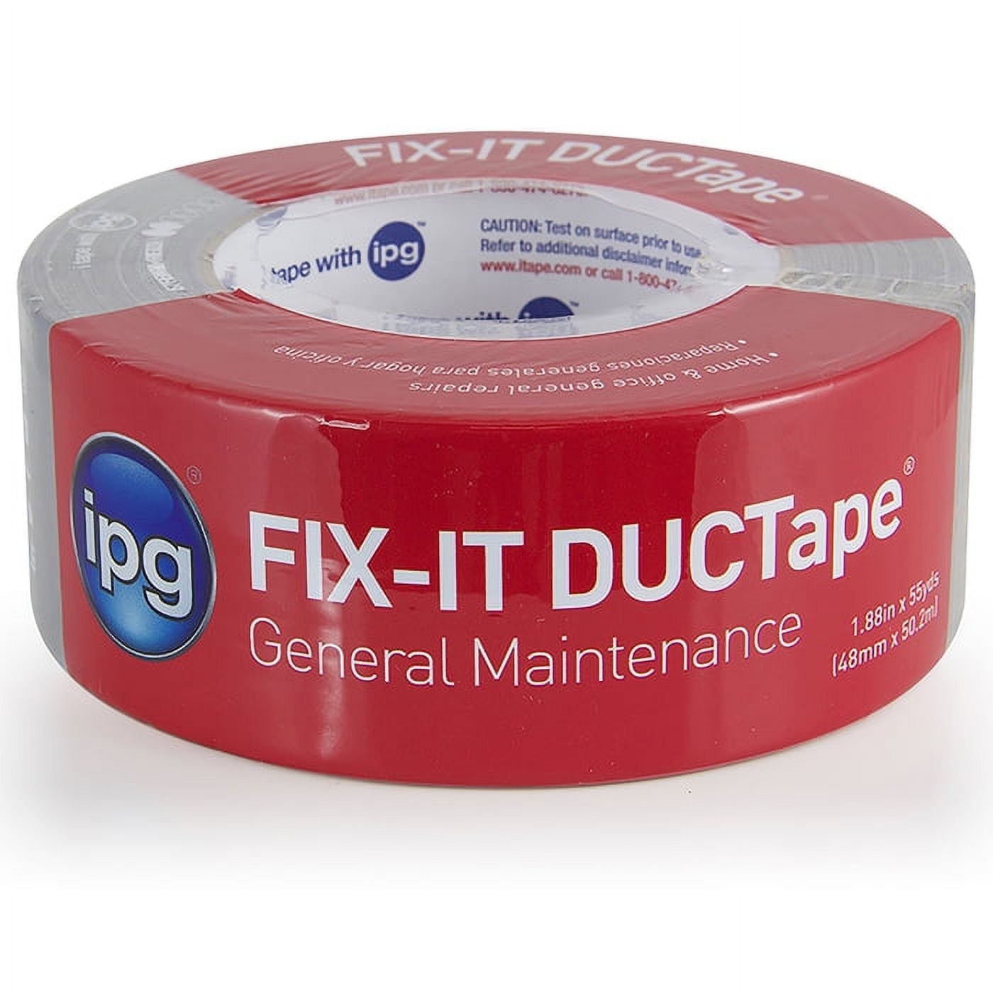 Intertape 6900 Duct Tape, 1.87 in W x 55 yd L, Poly Coated Cloth ...
