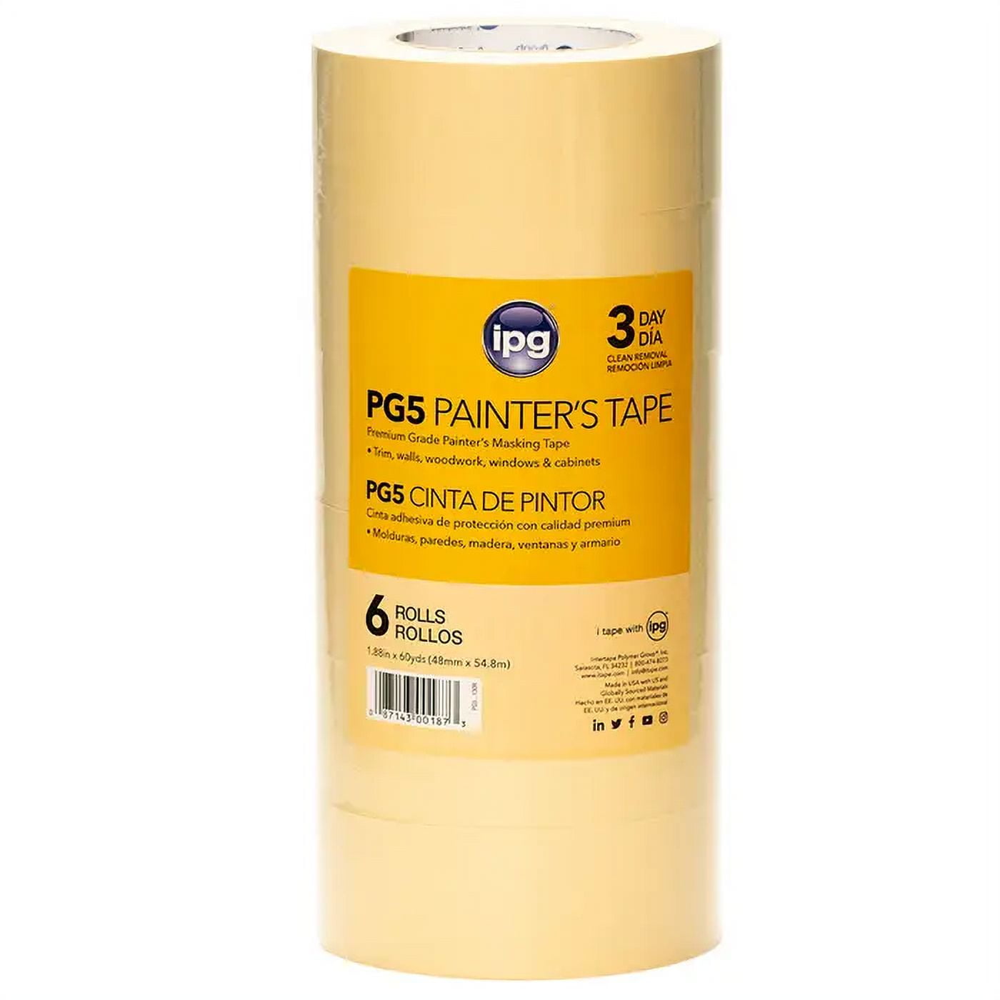 Intertape Polymer Group PG5..130R Painters Masking Tape, 1.88Inch x ...
