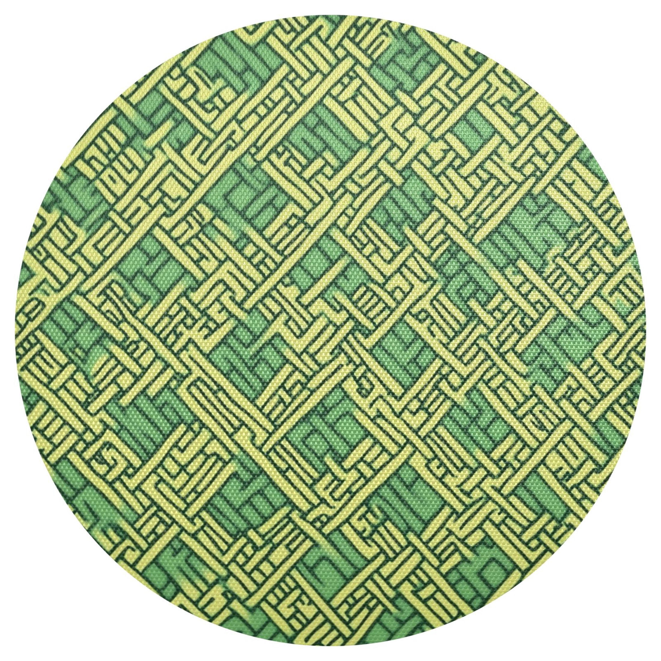 Intertwined Celtic Knots 6-Piece 15.4in Durable PVC Plate Mats, Heat ...