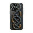 Intertwined Norse Rune Viking Knot Engraved Stone Art Case with iPhone ...